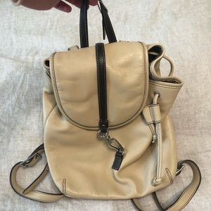 Coach | Bags | Tan Coach Backpack Purse | Poshmark